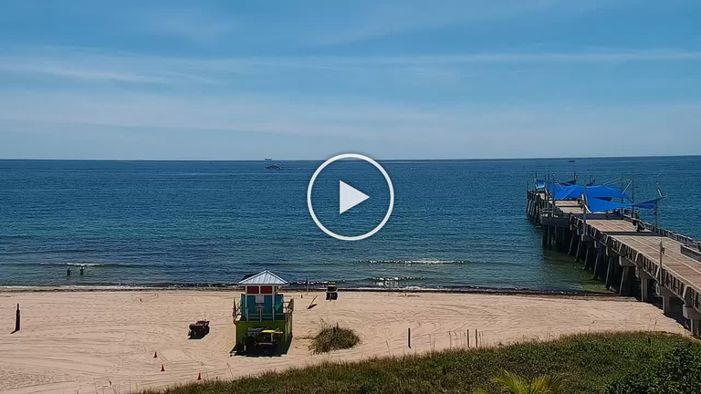 Pompano Beach Pier | Pompano Beach Webcam | Live Florida Beach Cams